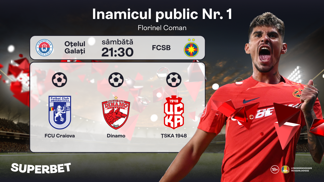 Înscrie Florinel Coman şi cu Oţelul? Vezi oferta de pariuri pentru ...